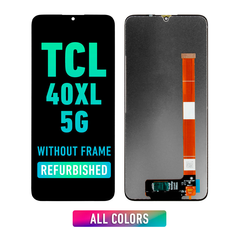 TCL 40 XL 5G LCD Screen Assembly Replacement Without Frame (Refurbishe