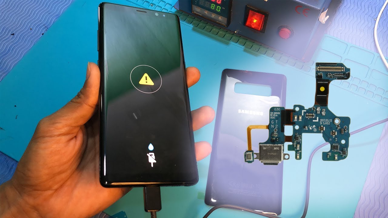 [Solved]: Samsung Note 8 Charging Problem (IC Chip)