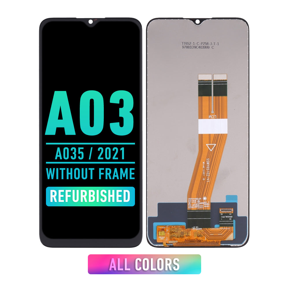 Samsung Galaxy A03 (A035 / 2021) LCD Screen Assembly Replacement Witho