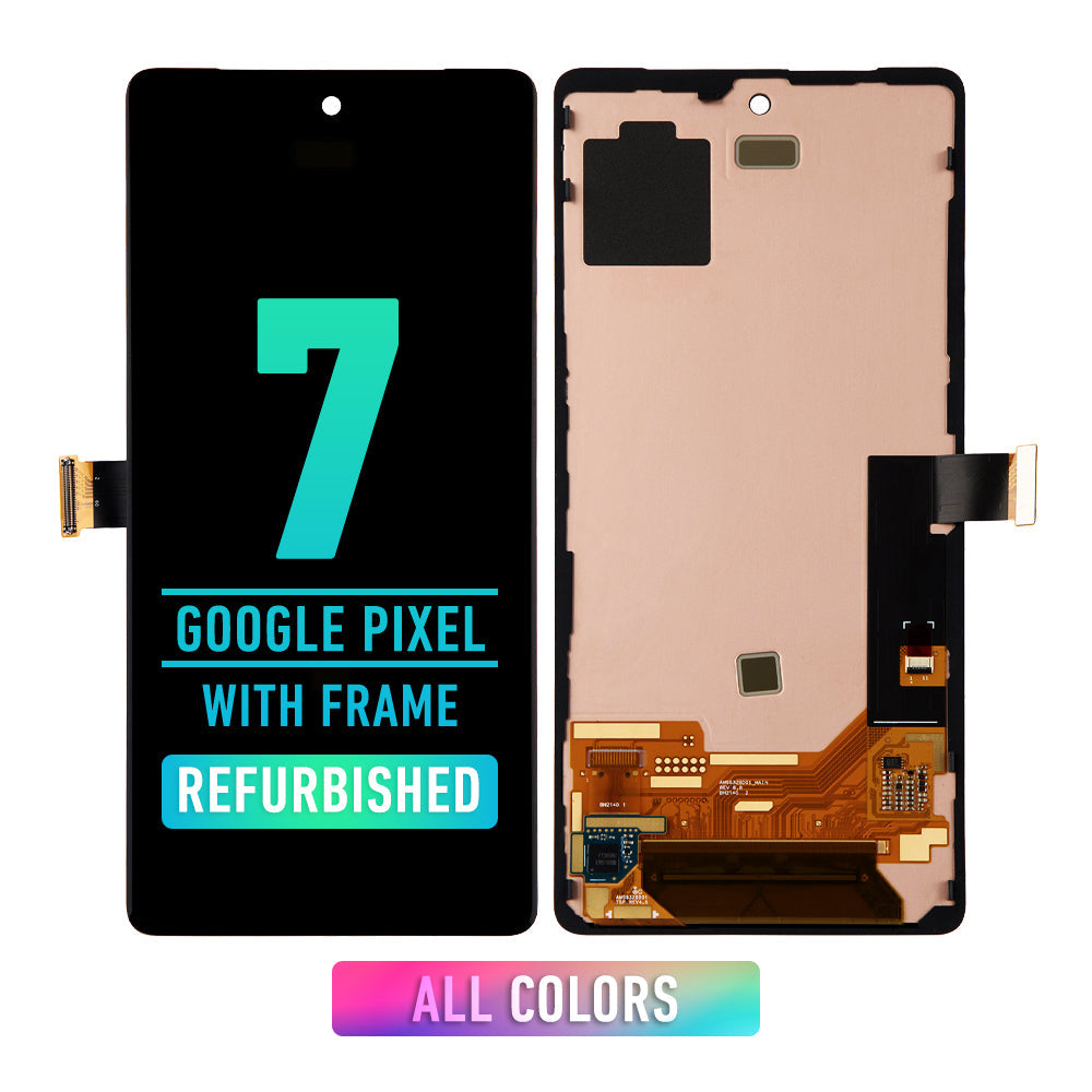 Google Pixel 7 OLED Screen Assembly Replacement With Frame (With Finge