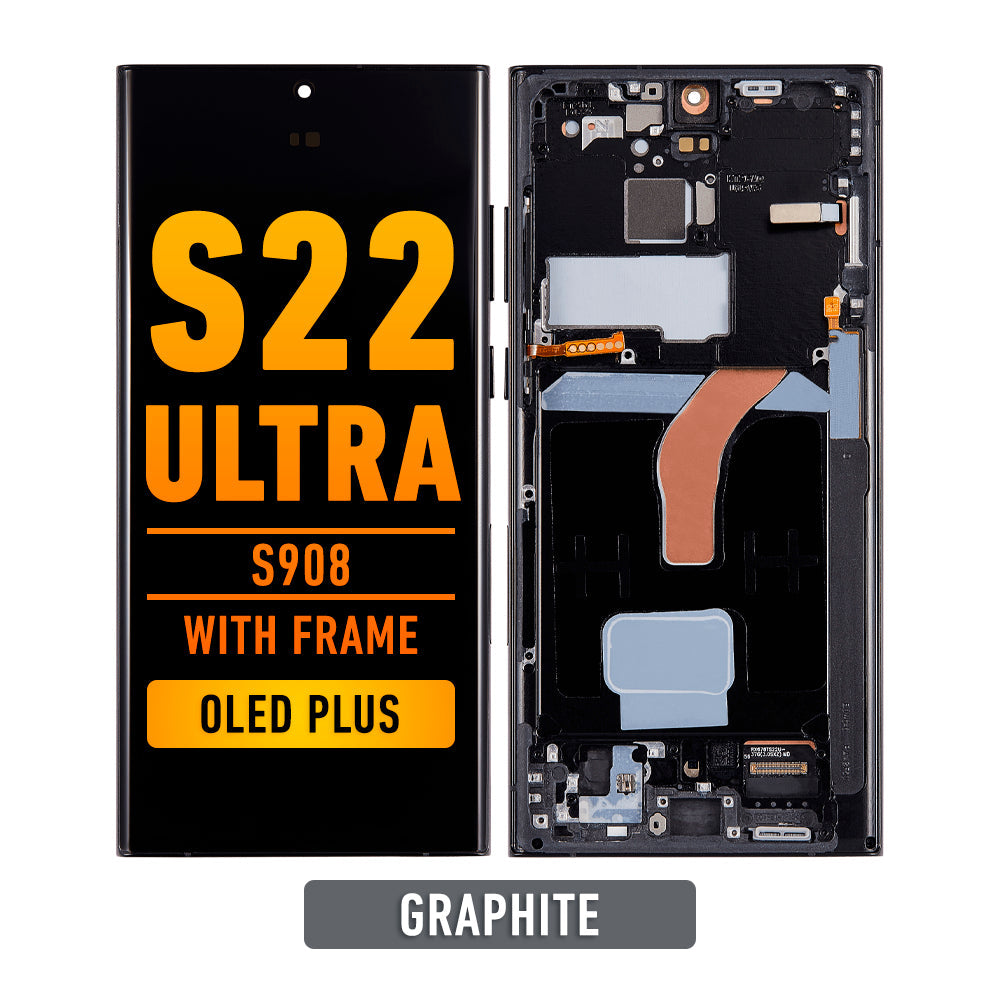Samsung Galaxy S22 Ultra OLED Screen Assembly Replacement With Frame
