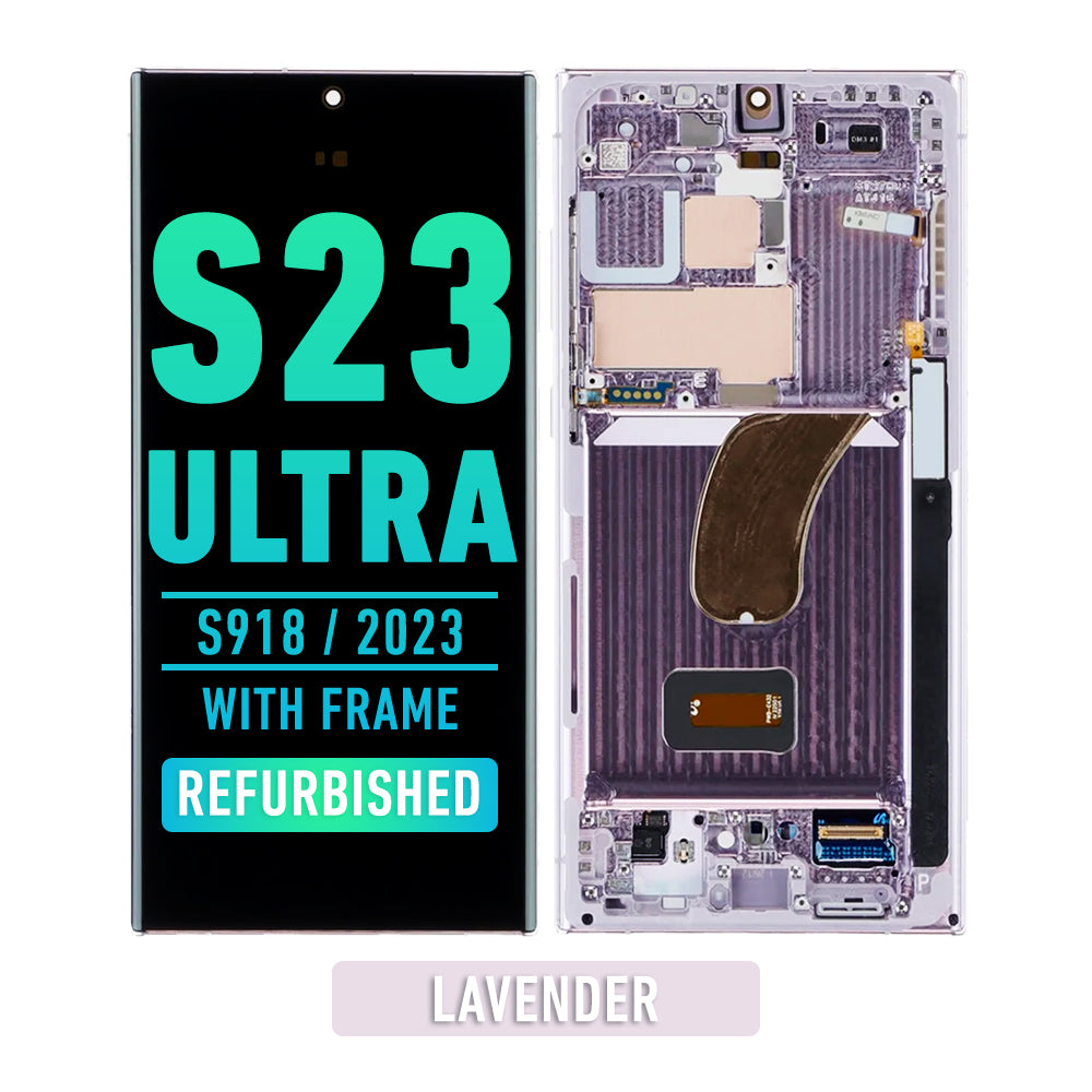 Samsung Galaxy S23 Ultra 5G OLED Screen Assembly Replacement With Fram