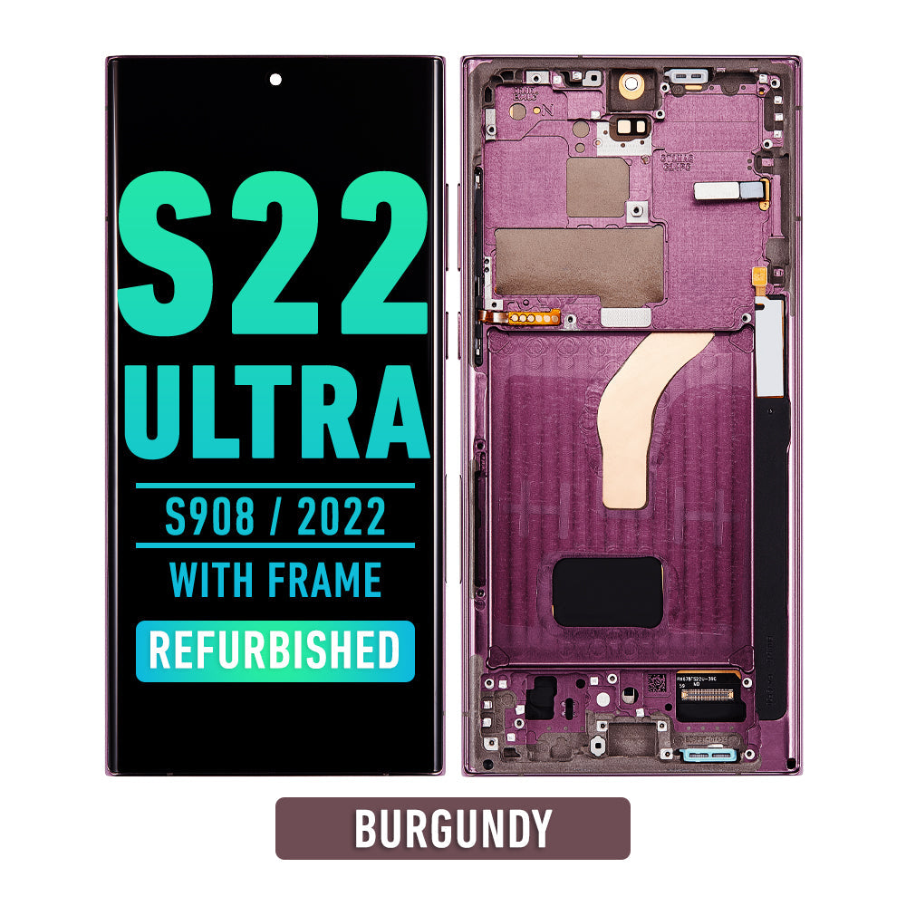 Samsung Galaxy S22 Ultra OLED Screen Assembly Replacement With Frame