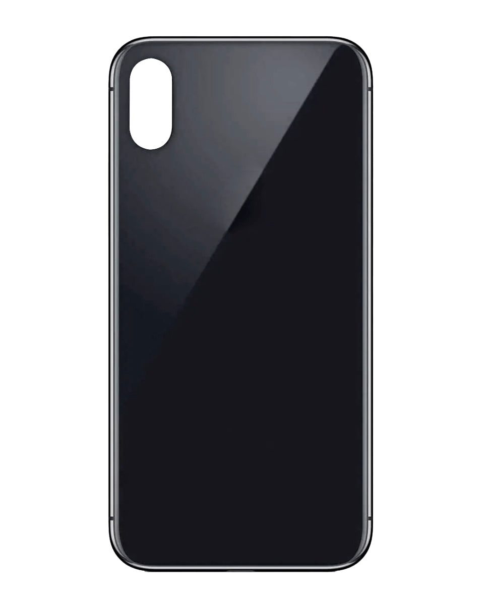 iPhone X Bigger Camera Hole Back Cover Glass (No Logo) (All Colors)